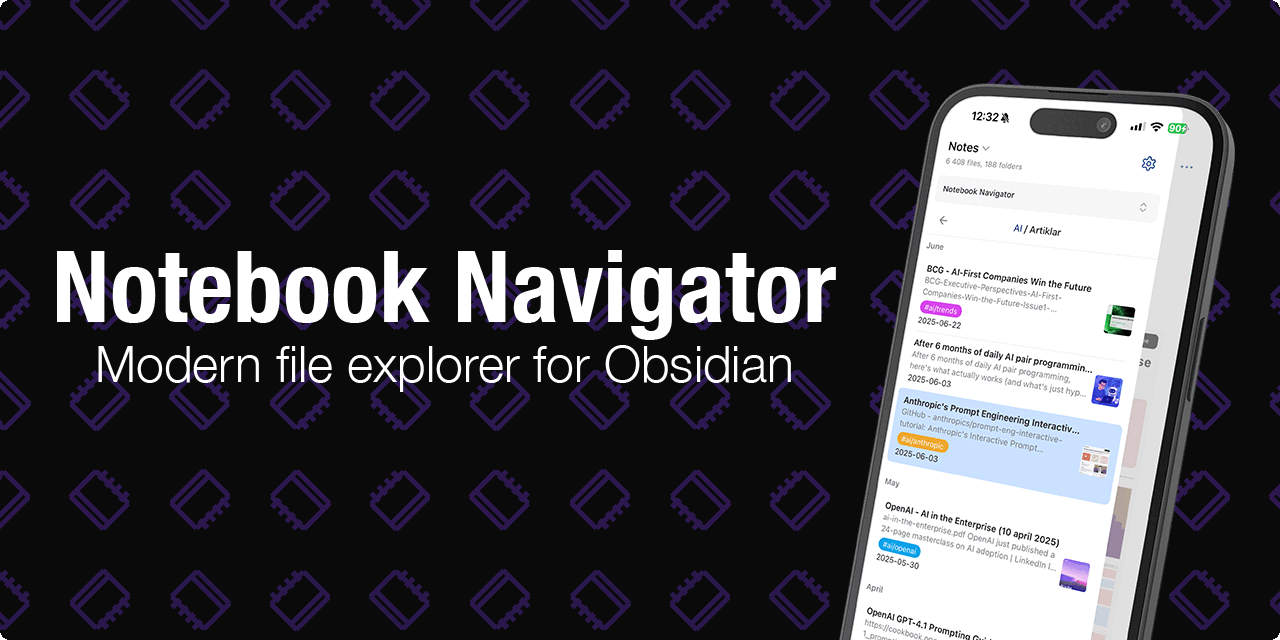 Notebook Navigator is now available! Meet your new Obsidian interface ...